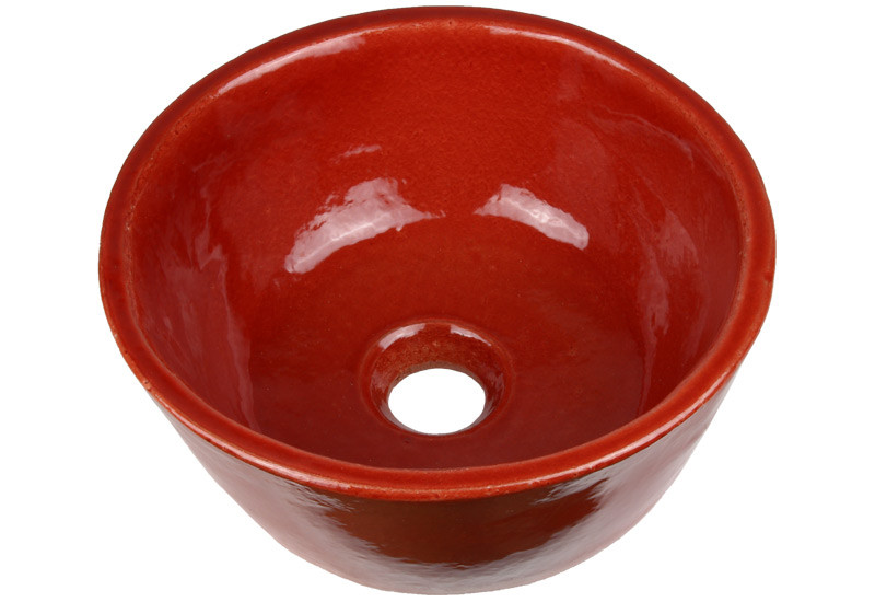 Circular table-top wash hand basin